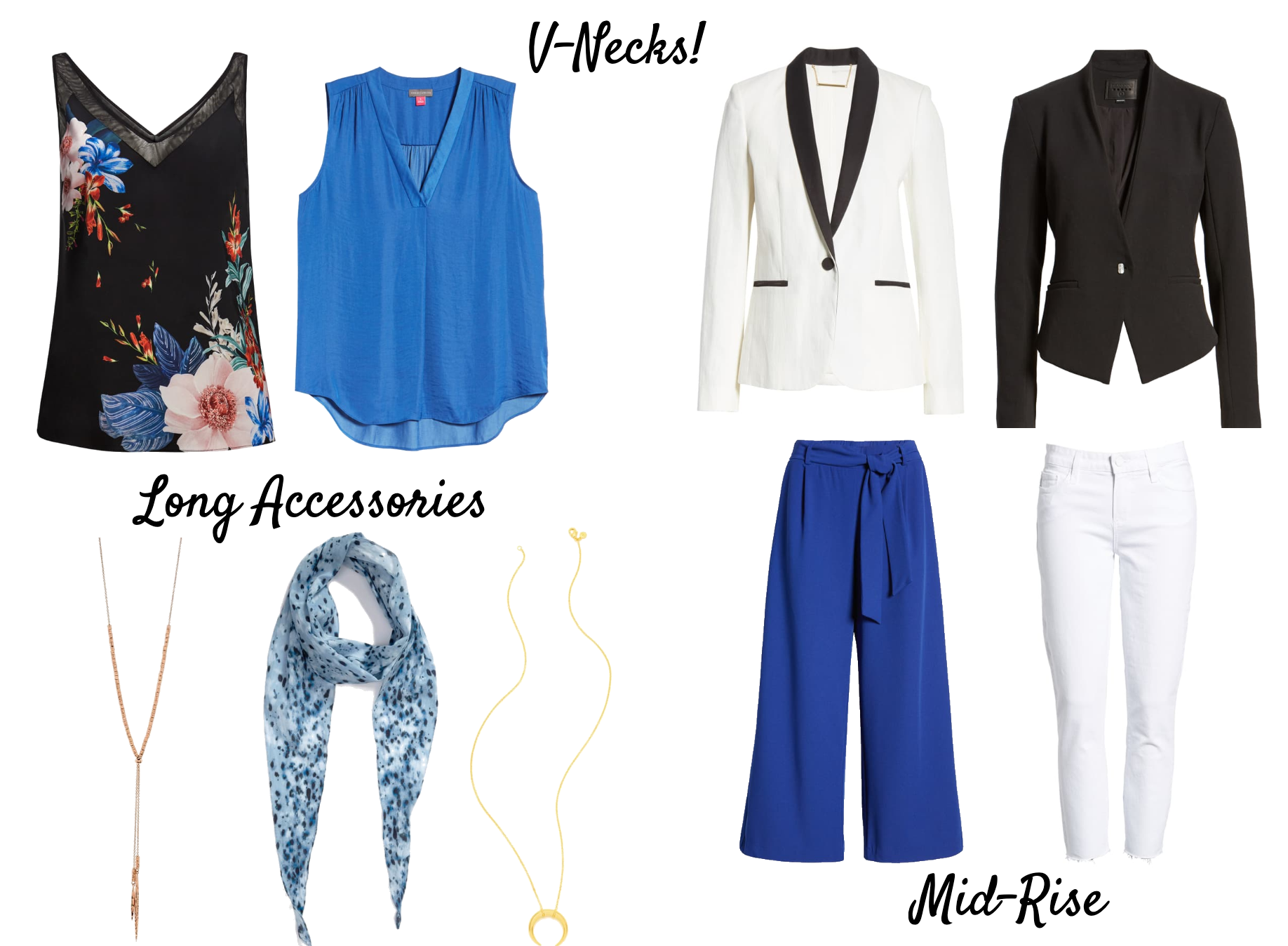 6 Style Tips for Short Waisted Women - Elements of Image by Dana Lynch